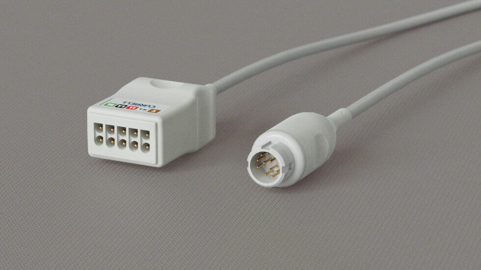 23366 - ECG Cable (3 or 5 lead) for Philips - Curbell Medical
