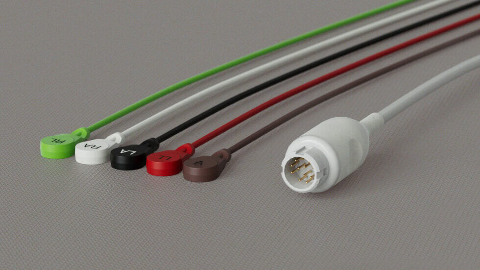 ECG Cable for Philips monitors - Curbell Medical