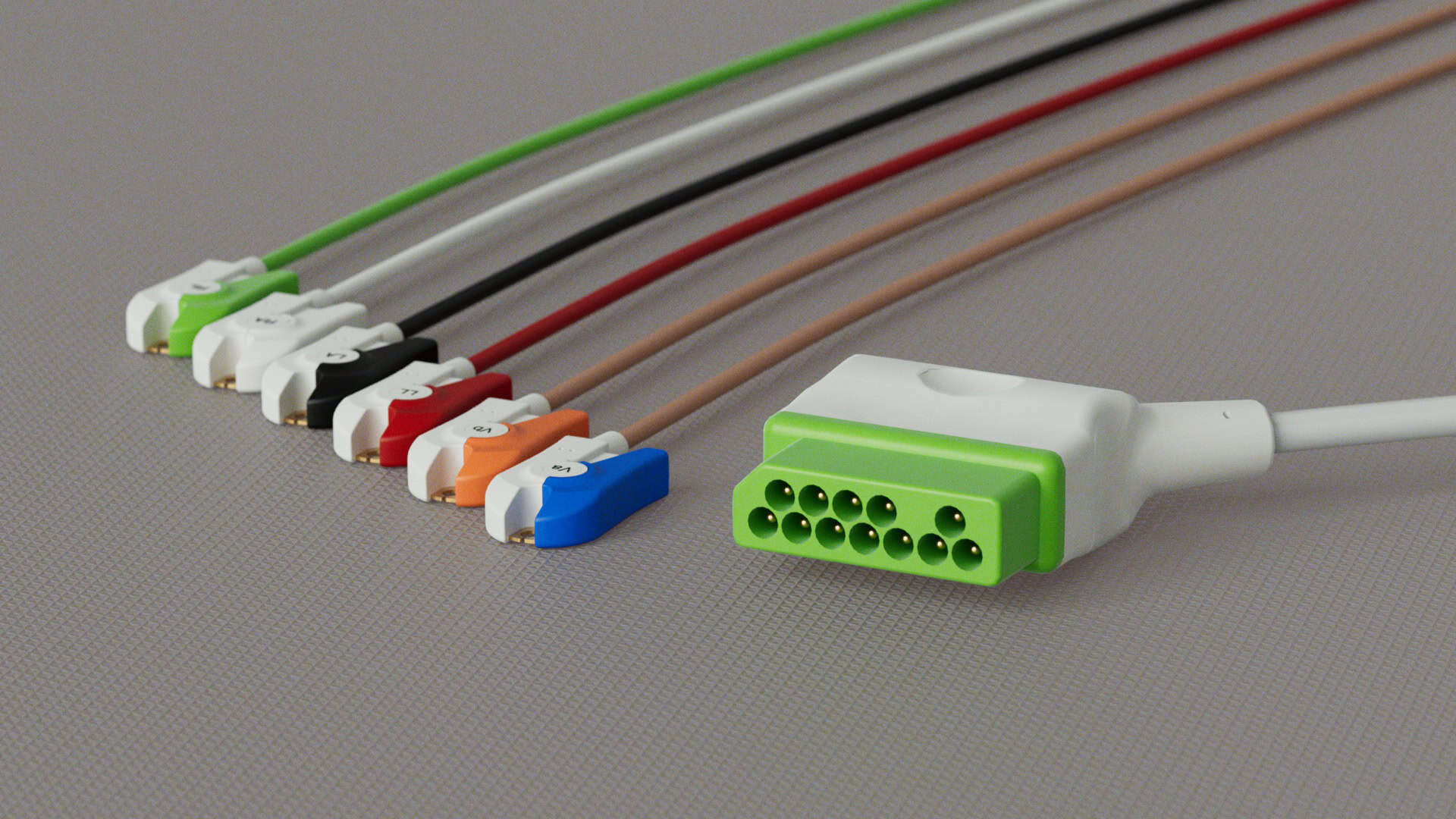 ECG Cable for Nihon Kohden monitors - Curbell Medical