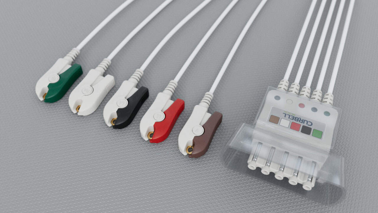 Disposable ECG Leads for Philips Intellivue with shower shield, 10 pack ...