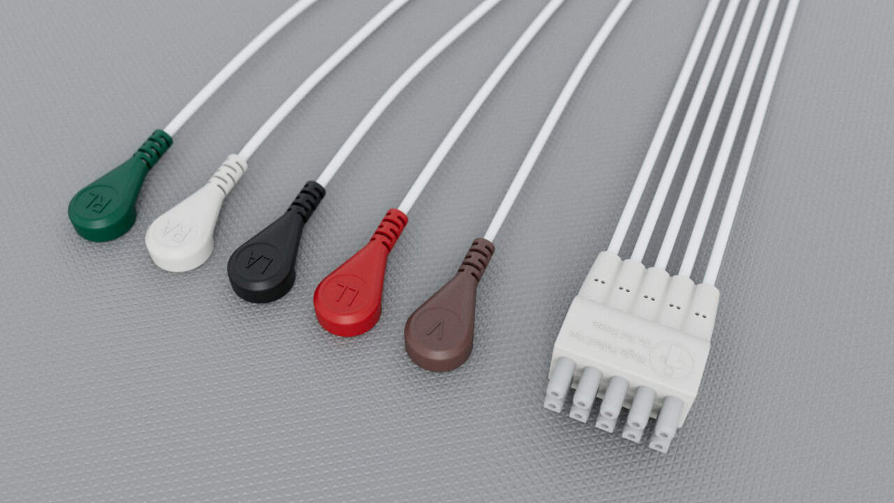 Disposable ECG Leads for GE Multi-Link, 10 pack - Curbell Medical