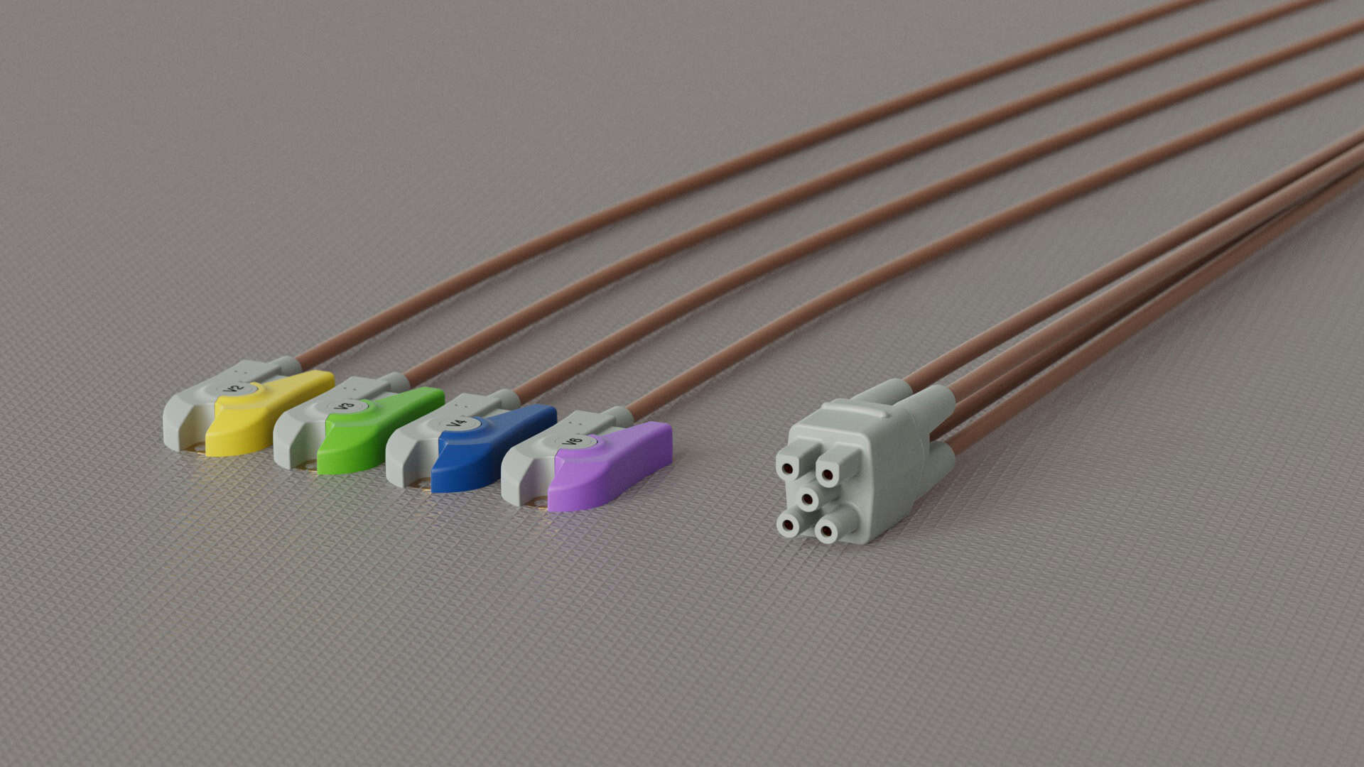 ECG lead wires for GE carescape monitors - Curbell Medical