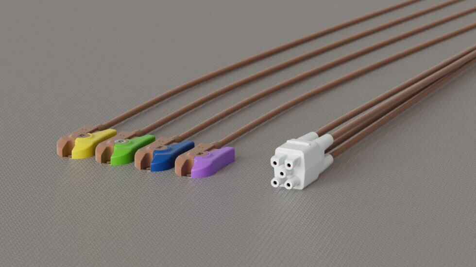 Disposable ECG Leads for GE carescape, 10 pack - Curbell Medical