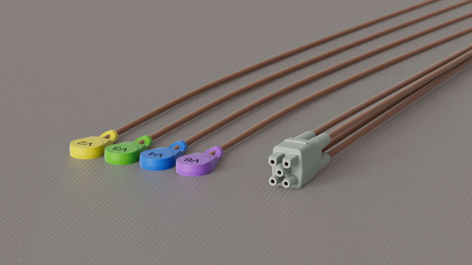 ECG lead wires for GE carescape monitors - Curbell Medical