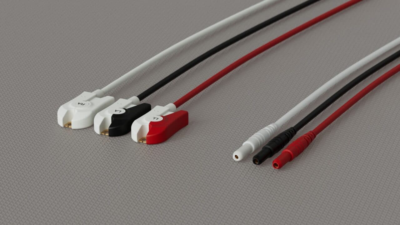 ECG lead wire for DIN connections - Curbell Medical