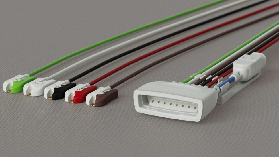 ECG lead wire for Philips monitors - Curbell Medical