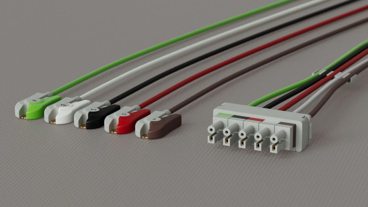 ECG lead wire for Philips monitors - Curbell Medical