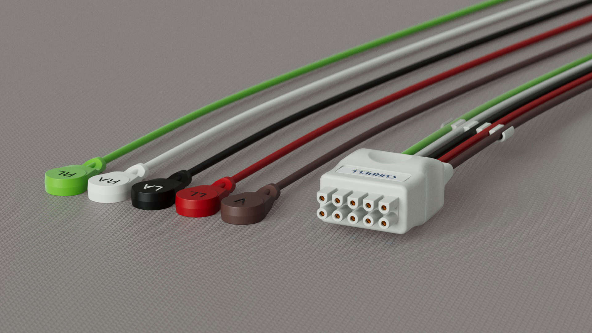 ECG lead wires for GE monitors - Curbell Medical