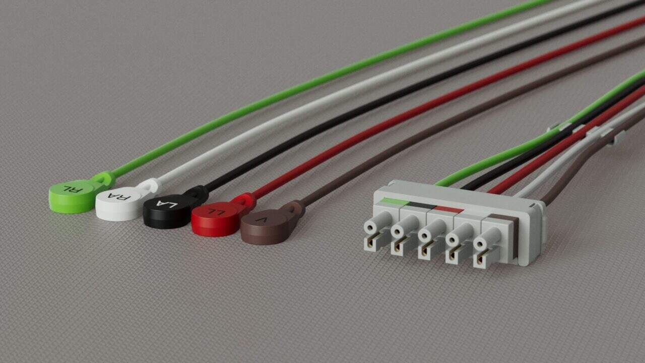 ECG lead wire for Philips monitors - Curbell Medical