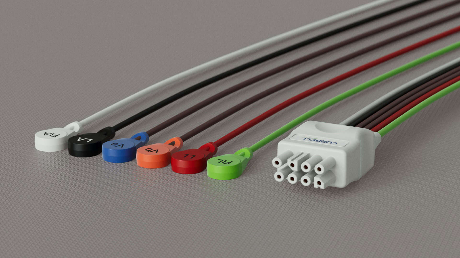 ECG lead wire for Nihon Kohden monitors - Curbell Medical