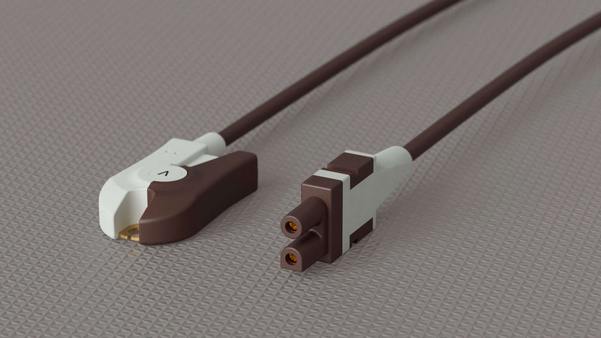 20582 - ECG lead wire with 5 Pinch Connectors for GE - Curbell Medical